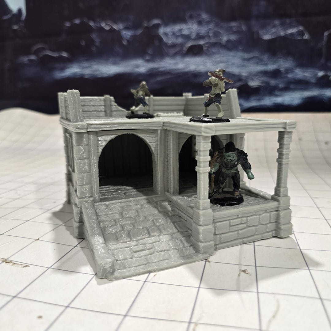 Small Storage Shed: Medieval Fantasy Wooden Warehouse for Tabletop Games - Etsy