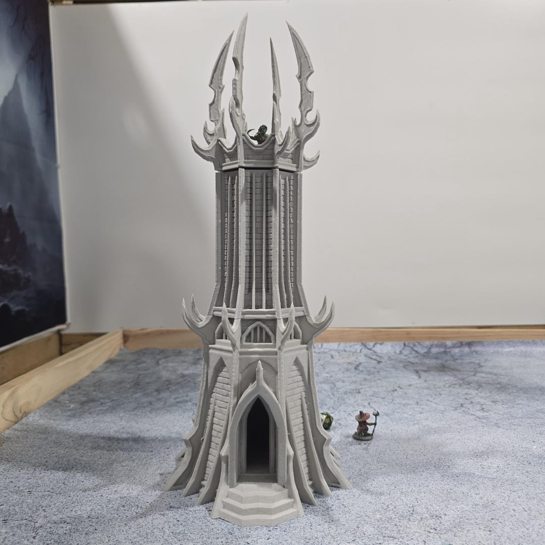 Dark Elf Tower: Medieval Fantasy Tower for Tabletop Gaming and Dioramas ...