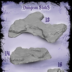 Dungeon Slabs Set, Crags Slabs, 20 Pcs, Cave Slabs, Dungeons and ...