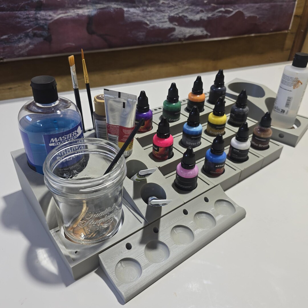 Modular Paint Station – Hobby Workstation | Expandable Tool and Paint ...