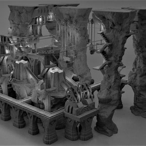 Dwarven Forge Complex Forge Dwarf Forge Ereborn Dungeons and Dragons - Etsy
