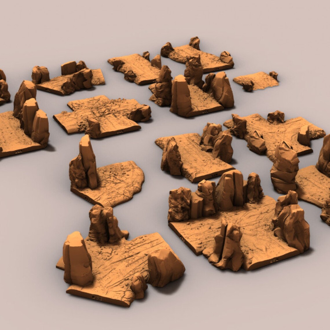 Gully Road Set, 13 Roads, Roads, Tabletop Terrain 28mm Terrain ...