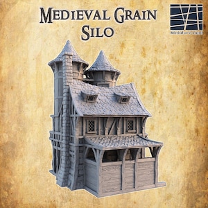 Medieval Grain Silo: Middle Ages Storage Facility for Grain and ...