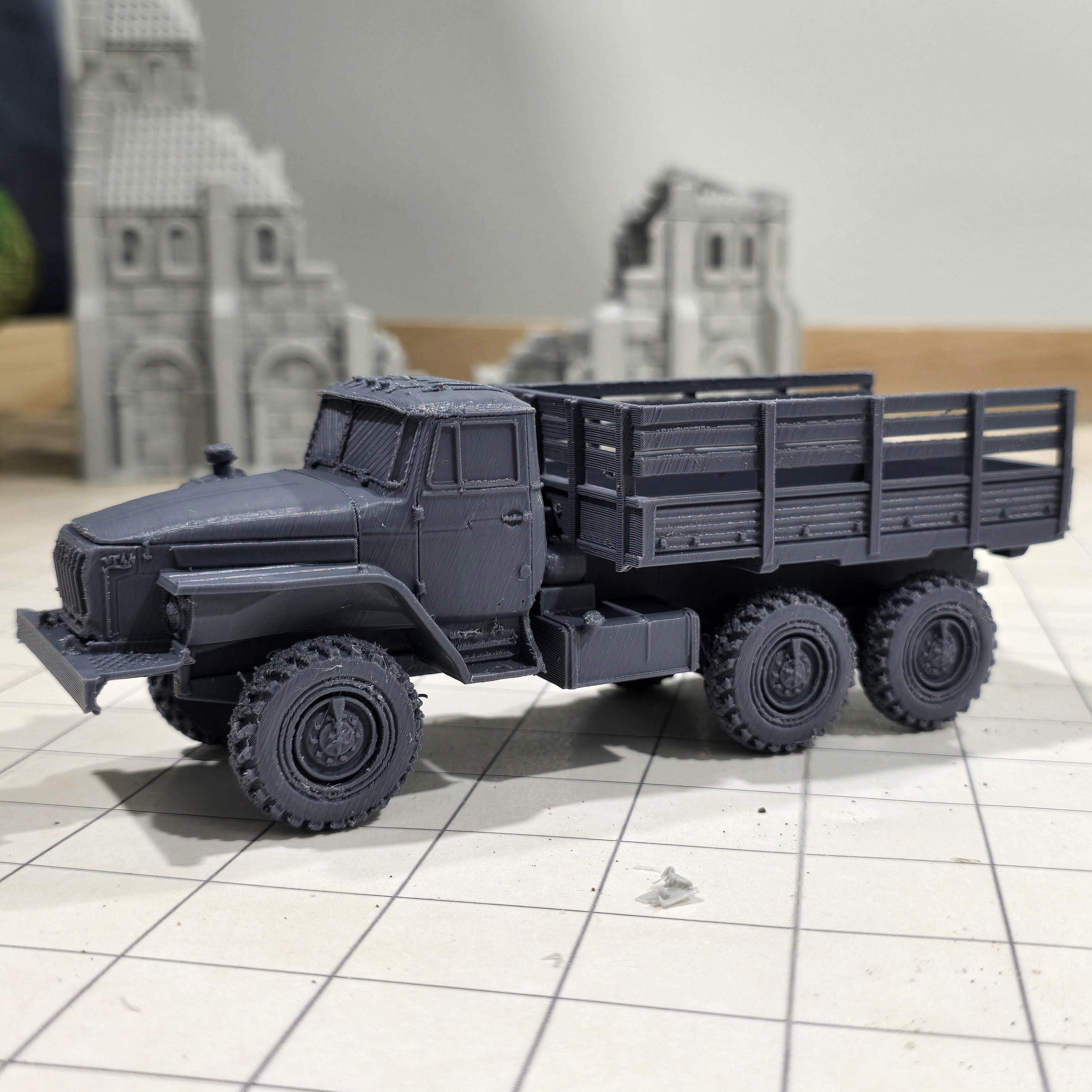 Ural 4320, Open Top, Truck, Soviet Era, Post War, Cold War, Tabletop ...