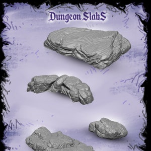 Dungeon Slabs Set, Crags Slabs, 20 Pcs, Cave Slabs, Dungeons and ...