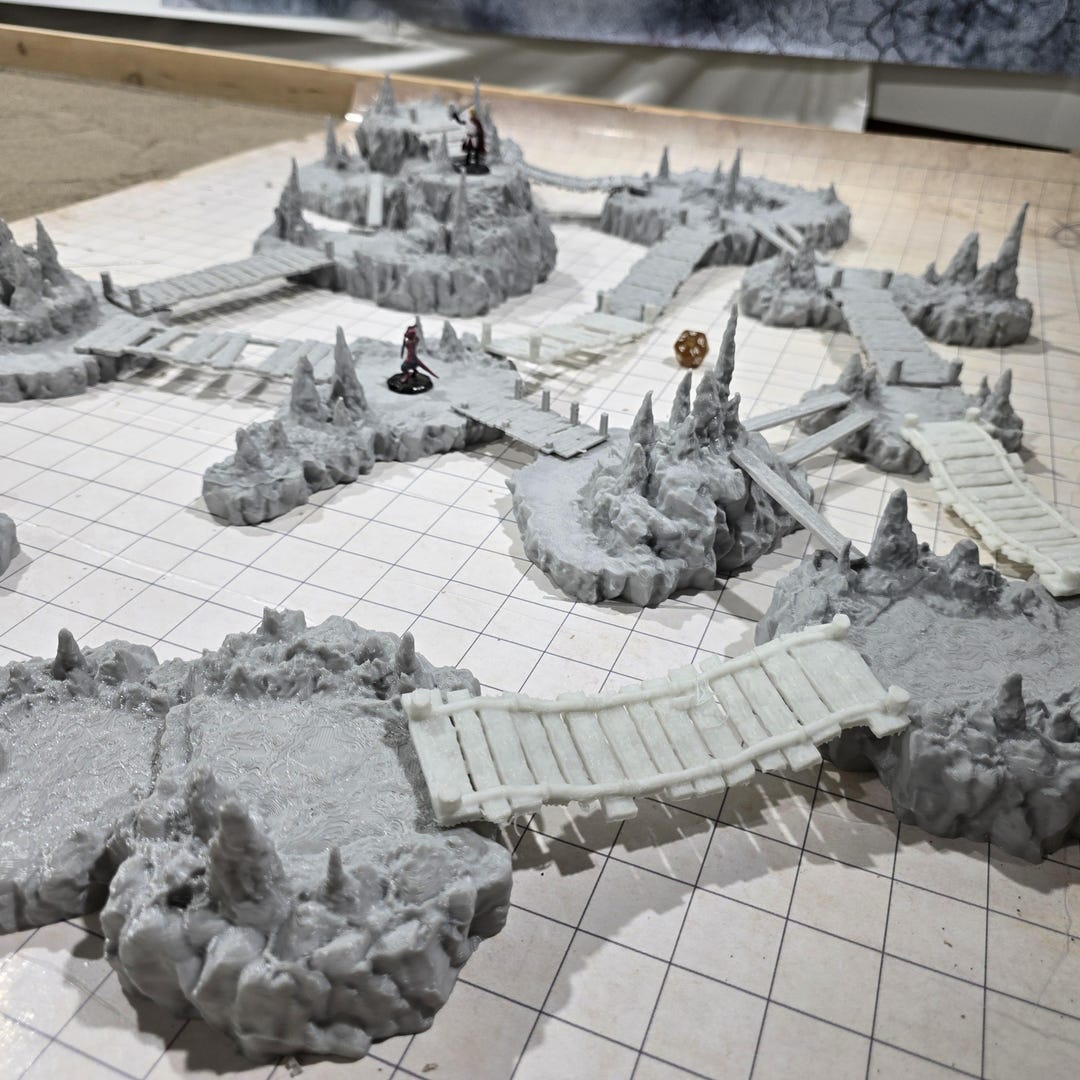Cavern Set, Raised Cavern Set, Cavern Floor Setting, Cavern Terrain ...
