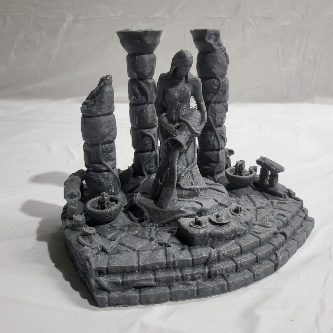 Shrine of Life, Life Shrine, Statue, Tabletop Scenery - Etsy