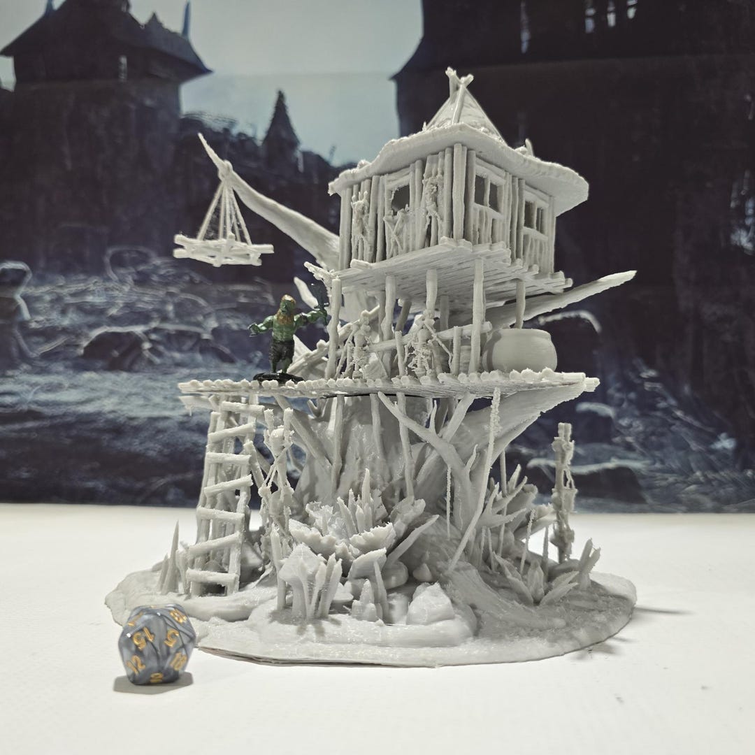 Swamp Hag's Hut for Dnd, Pathfinder, Fantasy Rpgs - Etsy