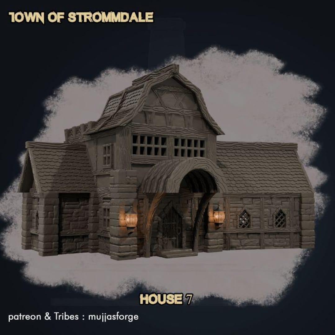 Medieval Garrison House 7: 15th Century European Barracks - Tabletop ...