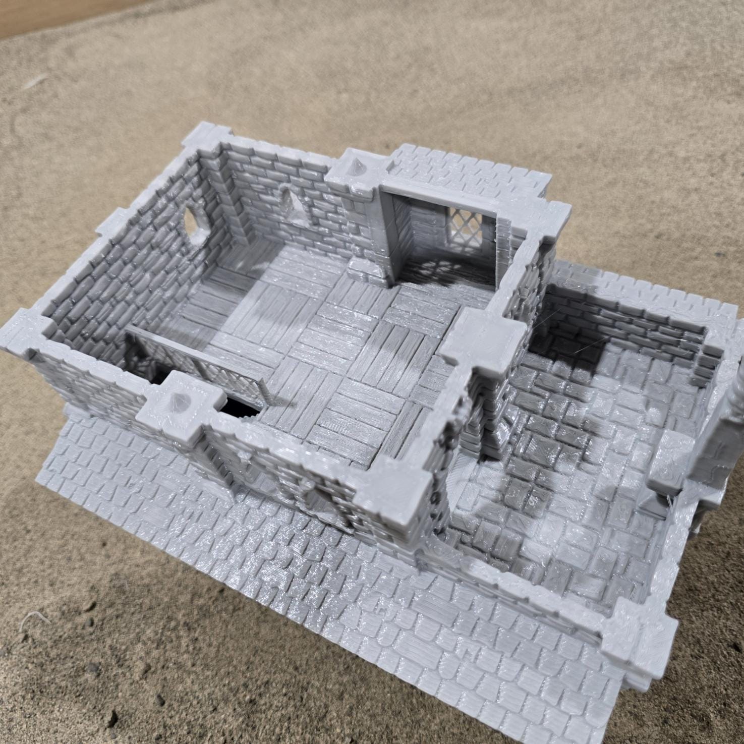 Large Merchant House: Medieval Tudor Style Manor for Role-playing and ...