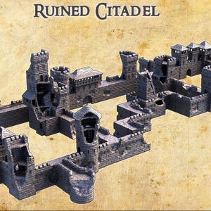 Ruined Citadel: Medieval Fortress - Modular Terrain for Fantasy and ...