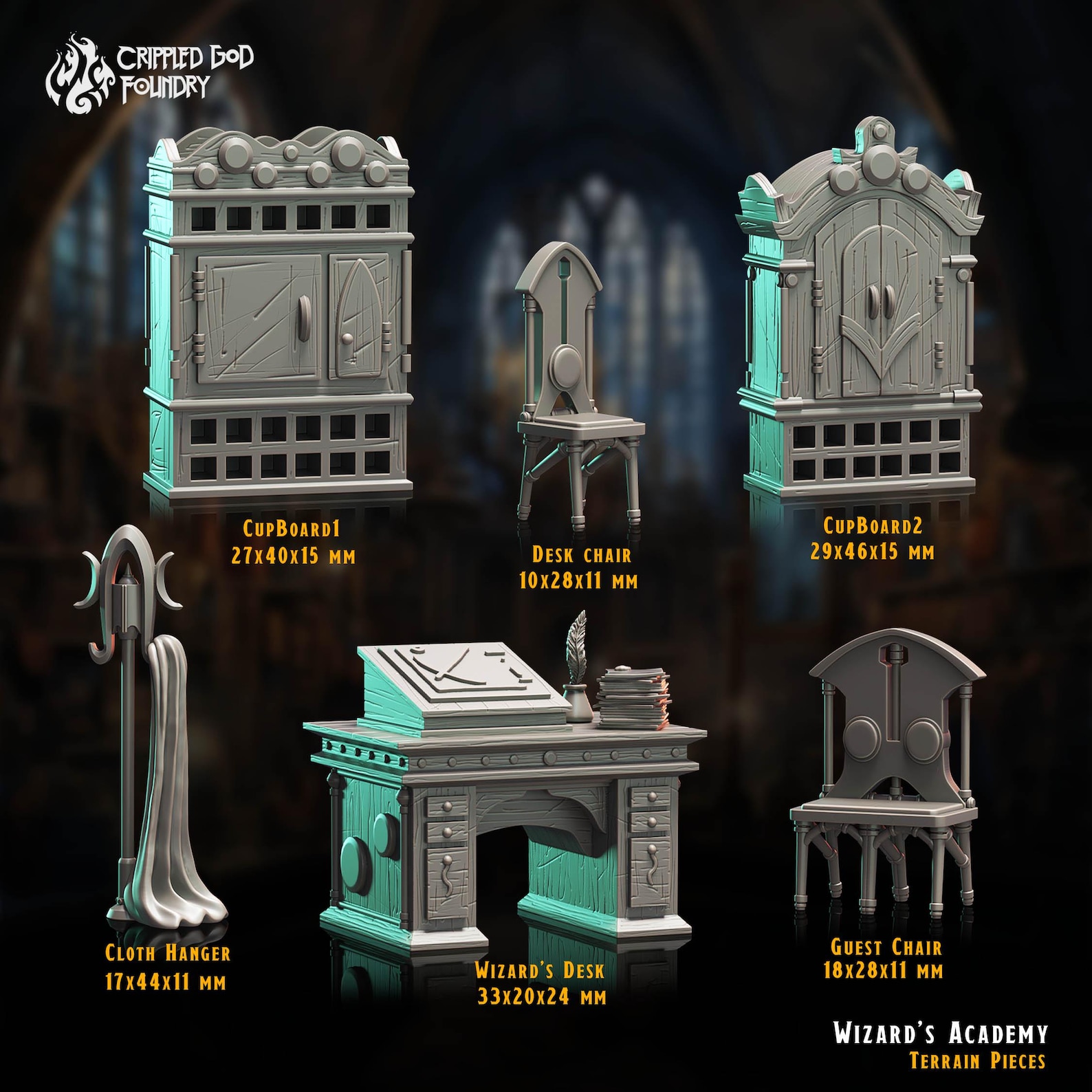 Wizard’s Academy: Arcane Study Furniture & Magical Classroom Terrain ...
