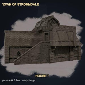 Medieval Garrison House 7: 15th Century European Barracks - Tabletop ...