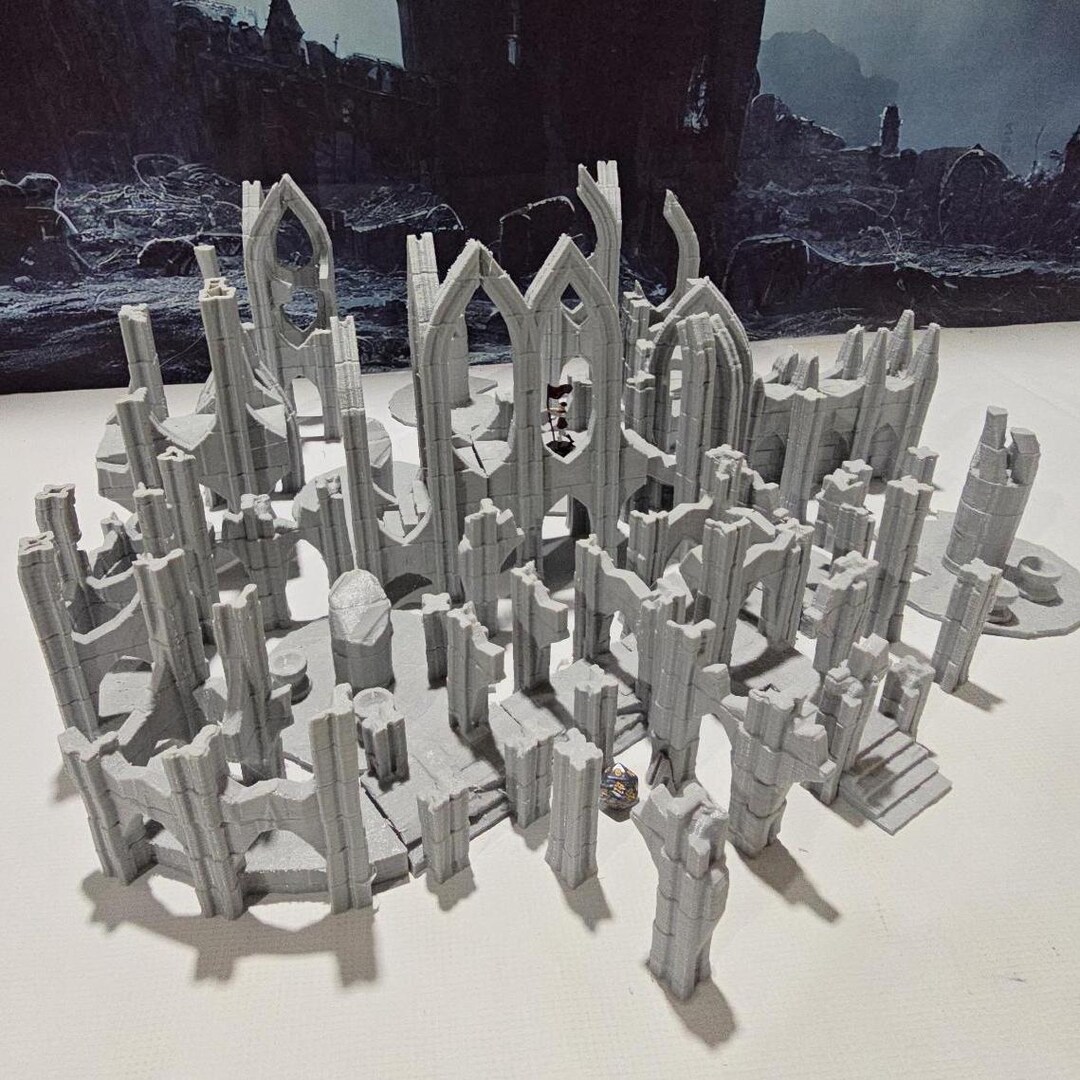 Elven Ruins Elf Ruin for Dnd, Pathfinder, and Wargaming - Etsy