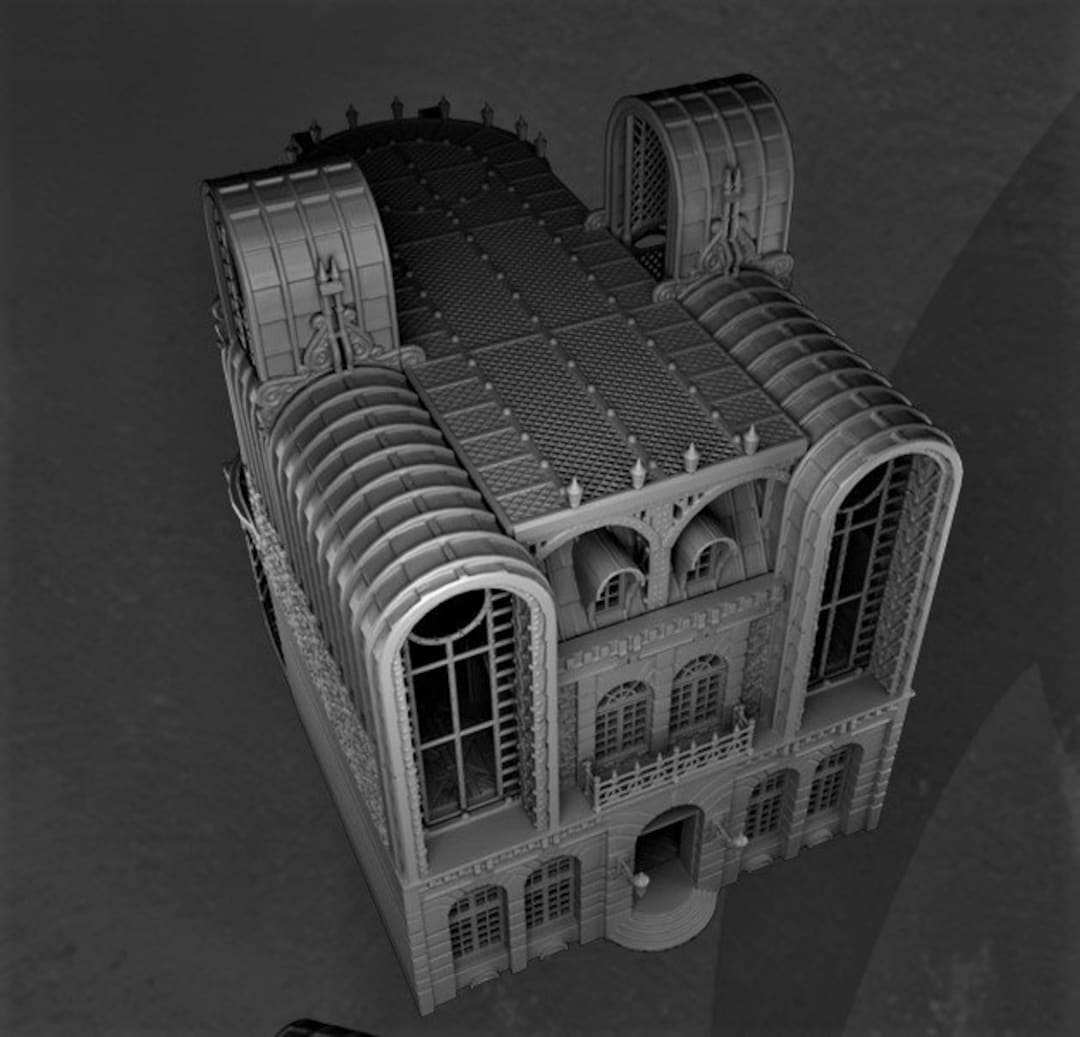 Steampunk Airship Station Laandan Airship Landing Strip - Etsy