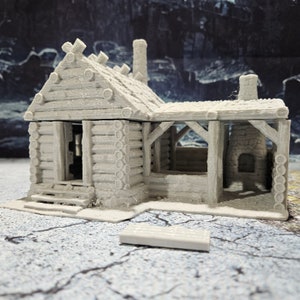 Forest Cabin Set 8 Buildings, Forest Town Set - Etsy