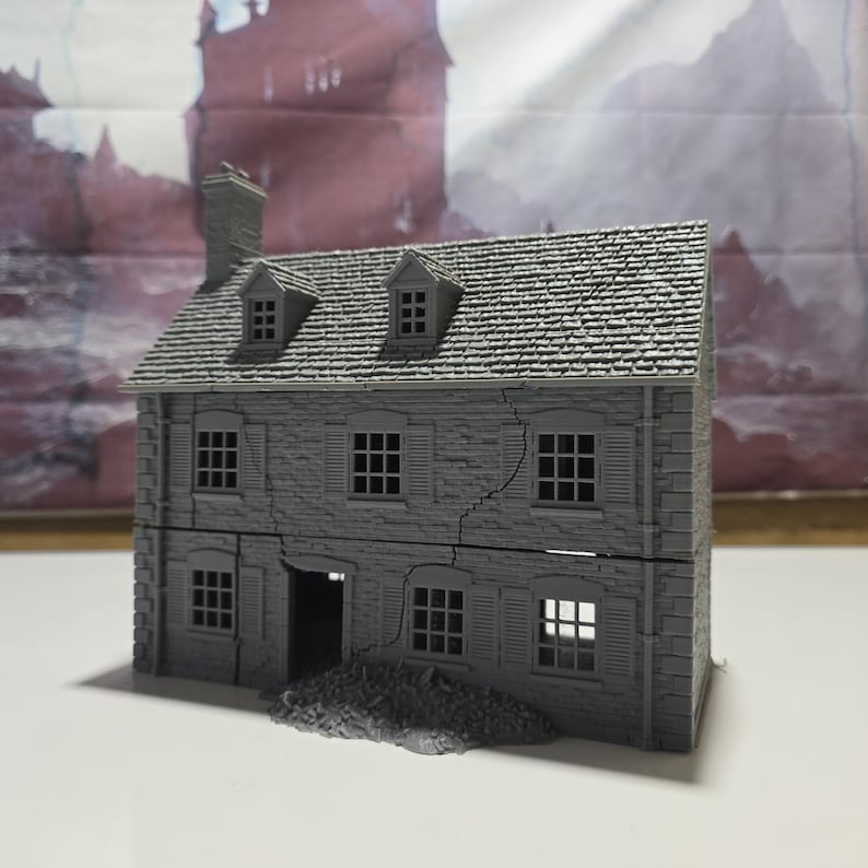 Overlord Building 2: WWII French House 28MM Tabletop Terrain, Model ...