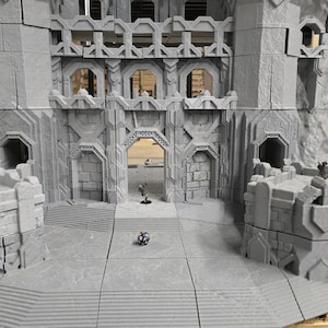 Dwarf Mountain Stronghold: Fantasy Fortress and Dragon Lair for D&D ...