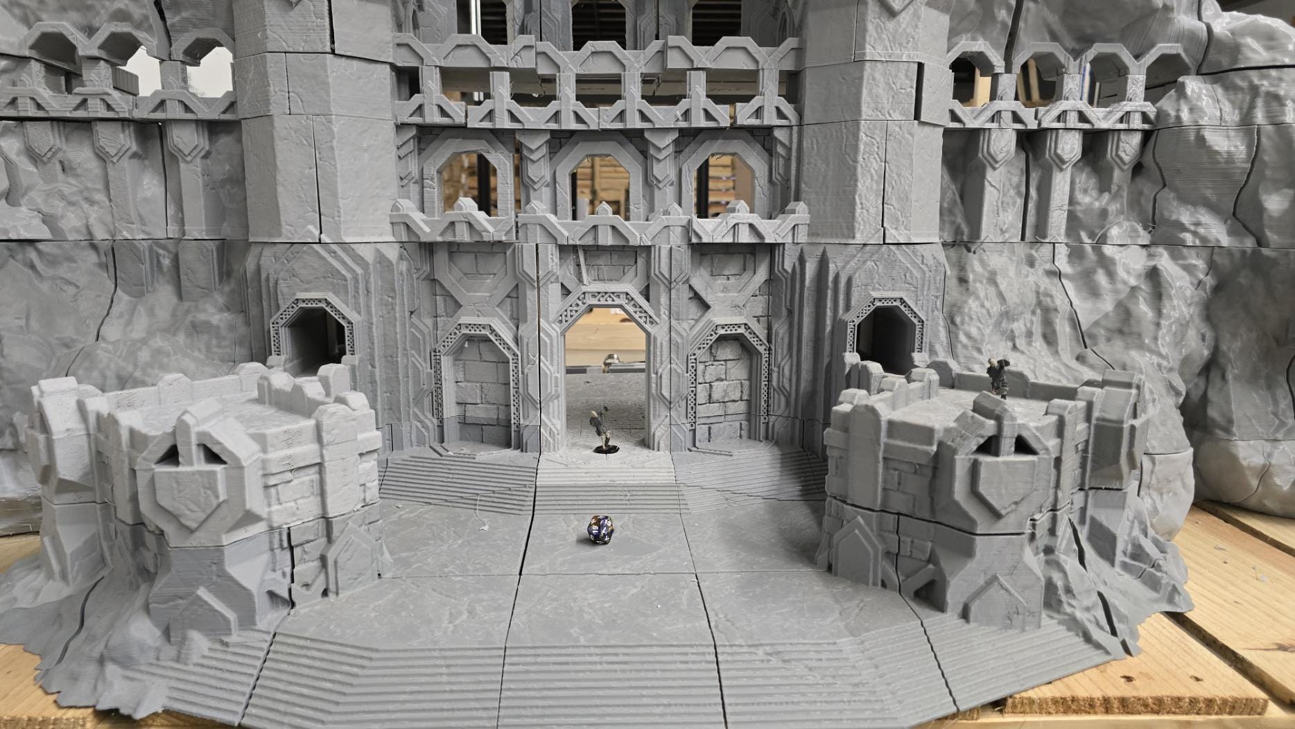 Dwarf Mountain Stronghold: Fantasy Fortress and Dragon Lair for D&D ...