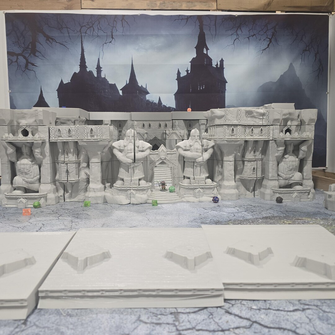 Dwarf Stronghold: 5 Level Medieval Era Fortress for Tabletop Gaming ...