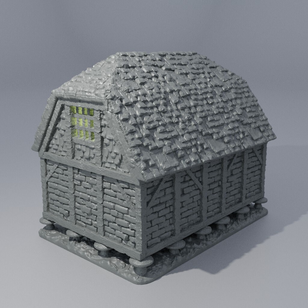 Medieval Granary Granary Storage Shed Dungeons and Dragons - Etsy