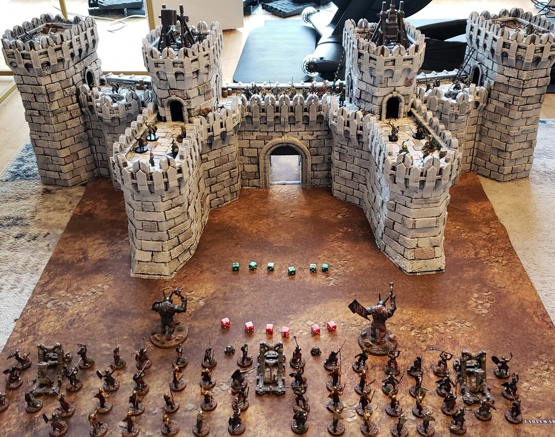 15mm Ivory Citadel Walls the Outer Wall Walls Dungeons and - Etsy