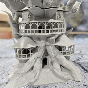 Elven Great Tree: Ancient Woodland Fortress - Fantasy Tabletop Game ...