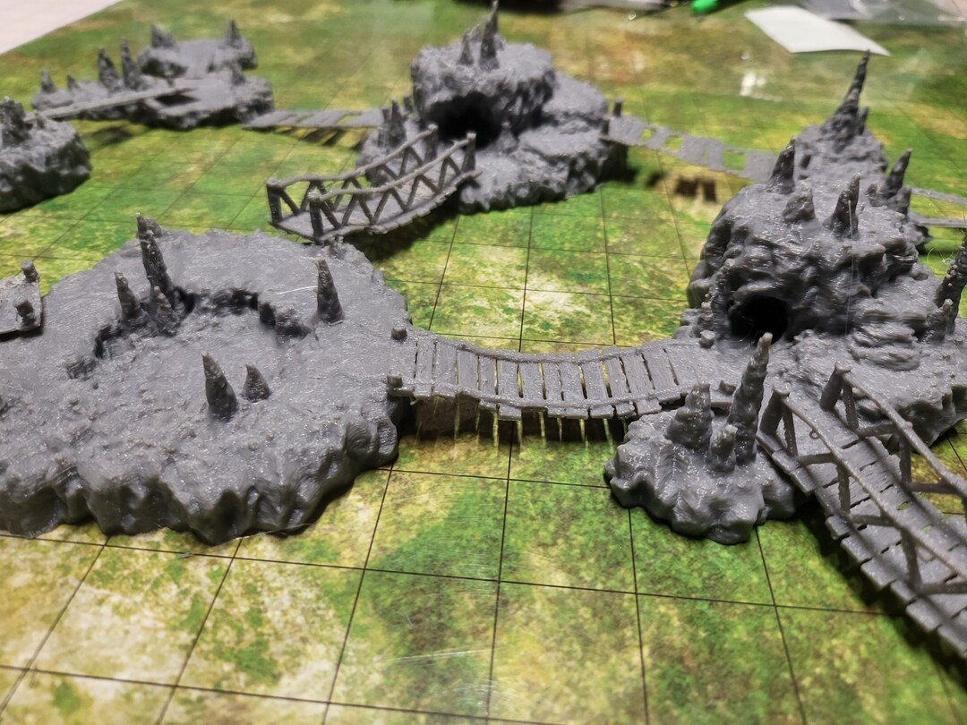 Cavern Set, Raised Cavern Set, Cavern Floor Setting, Cavern Terrain ...