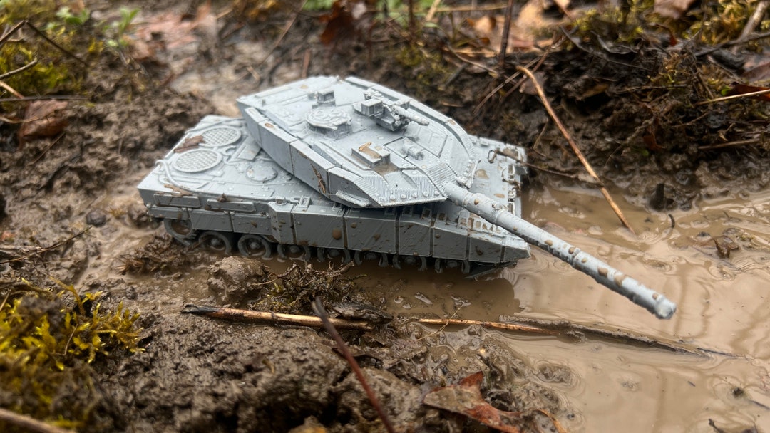 Leopard 2A7+, German Tank, Modern Warfare, Tabletop Terrain, WW2 ...