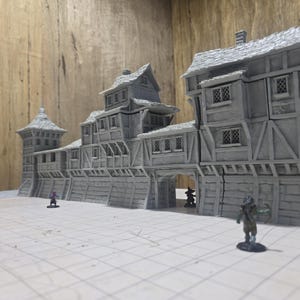 Medieval Gatehouse Set - Etsy