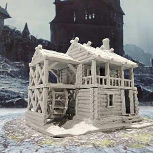 Forest Cabin Set 8 Buildings, Forest Town Set - Etsy
