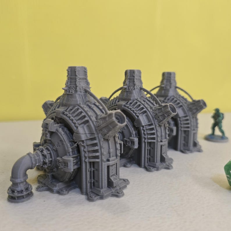 Grimdark Generators 28mm – 3D Printed Unpainted PLA Terrain Building ...
