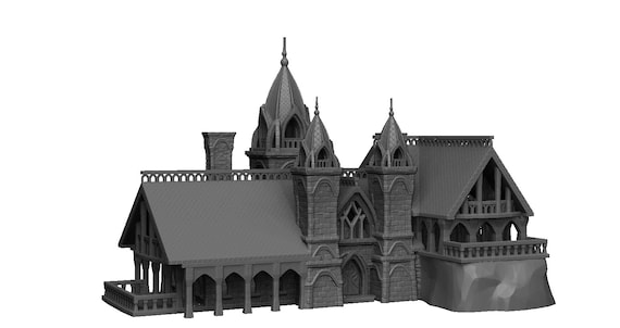 Elven Palace Dark Realms 15mm28mm 32mm Terrain | Etsy