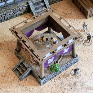 Samurai, Sumo Ring Dnd Miniature, Wargaming Terrain, Dungeons and ...