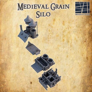 Medieval Grain Silo: Middle Ages Storage Facility for Grain and ...