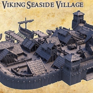 Viking Seaside Village, Viking Village Set, Village Set - Etsy