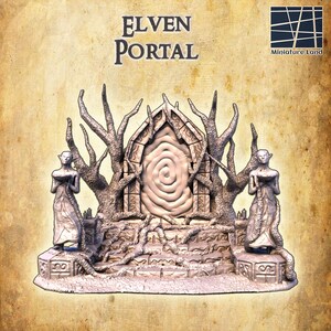Elven Portal: Ancient Fantasy Gateway for D&D, Wargaming - Etsy