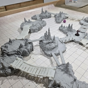 Cavern Set, Raised Cavern Set, Cavern Floor Setting, Cavern Terrain ...