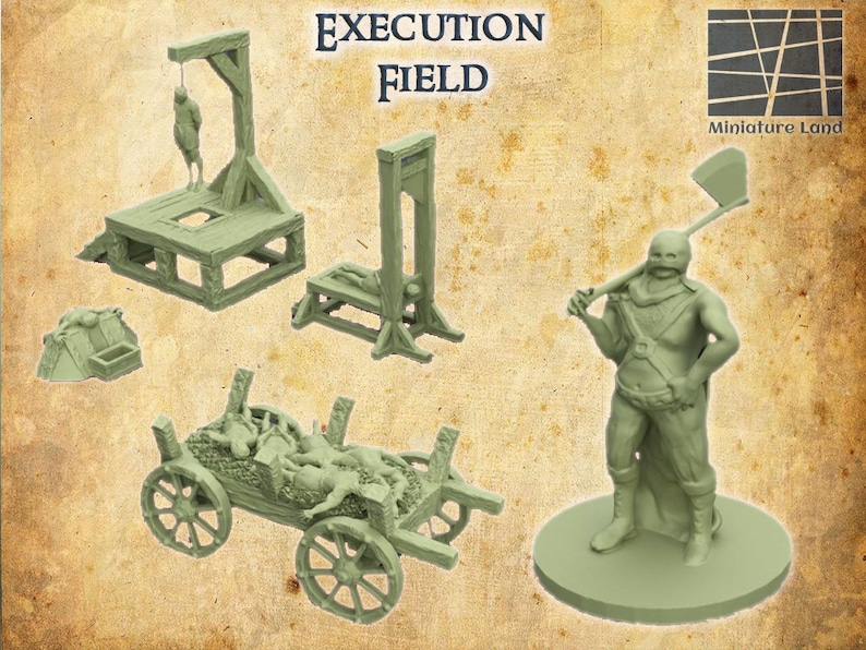 Execution Field: Medieval Justice Diorama - Etsy