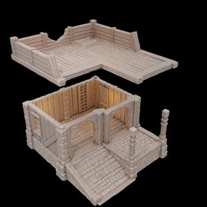 Small Storage Shed: Medieval Fantasy Wooden Warehouse for Tabletop ...