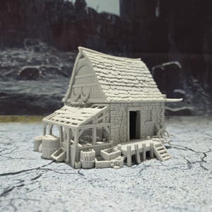 Ancrabourg Fishmonger's Workshop, Fish Market, Fishers House, Port ...