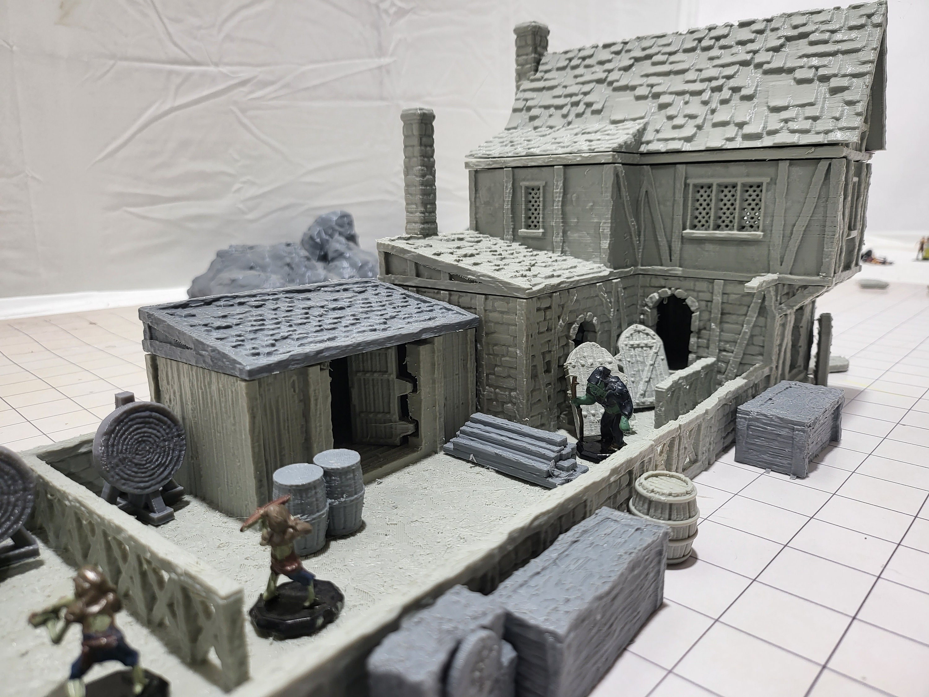 Bowyer Fletcher Bow Maker Dungeons and Dragons Archery Range Tabletop ...