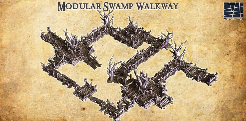 Modular Swamp Walkway, Walkways System, Swamp Path System - Etsy