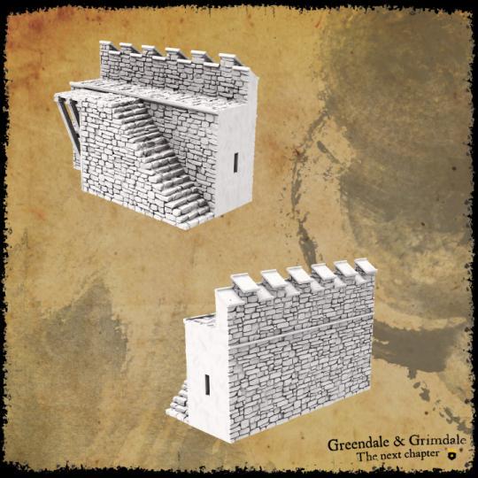 Town Walls, Gate, Bastion, and Towers: Medieval Defense Structures for ...