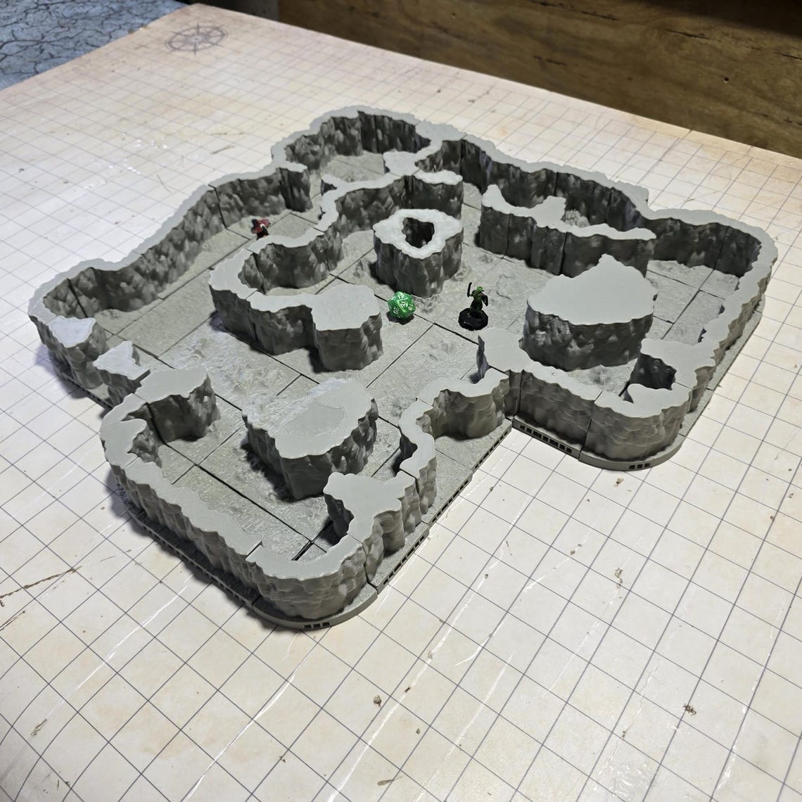 Cavern: Fantasy Cave Terrain Set, 28MM Tabletop Terrain, Model ...