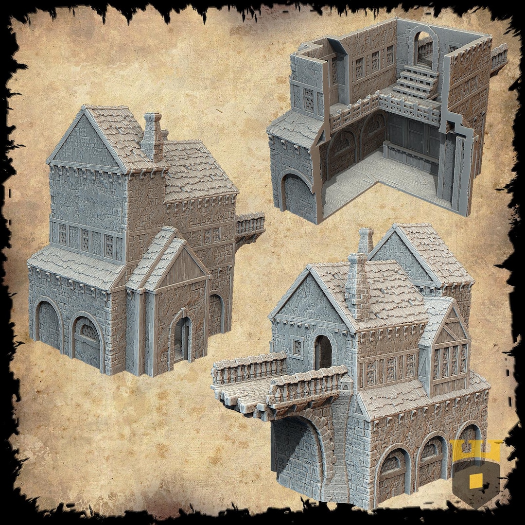 Medieval Courthouse: Renaissance Period Legal Hall for Historical Rpgs ...