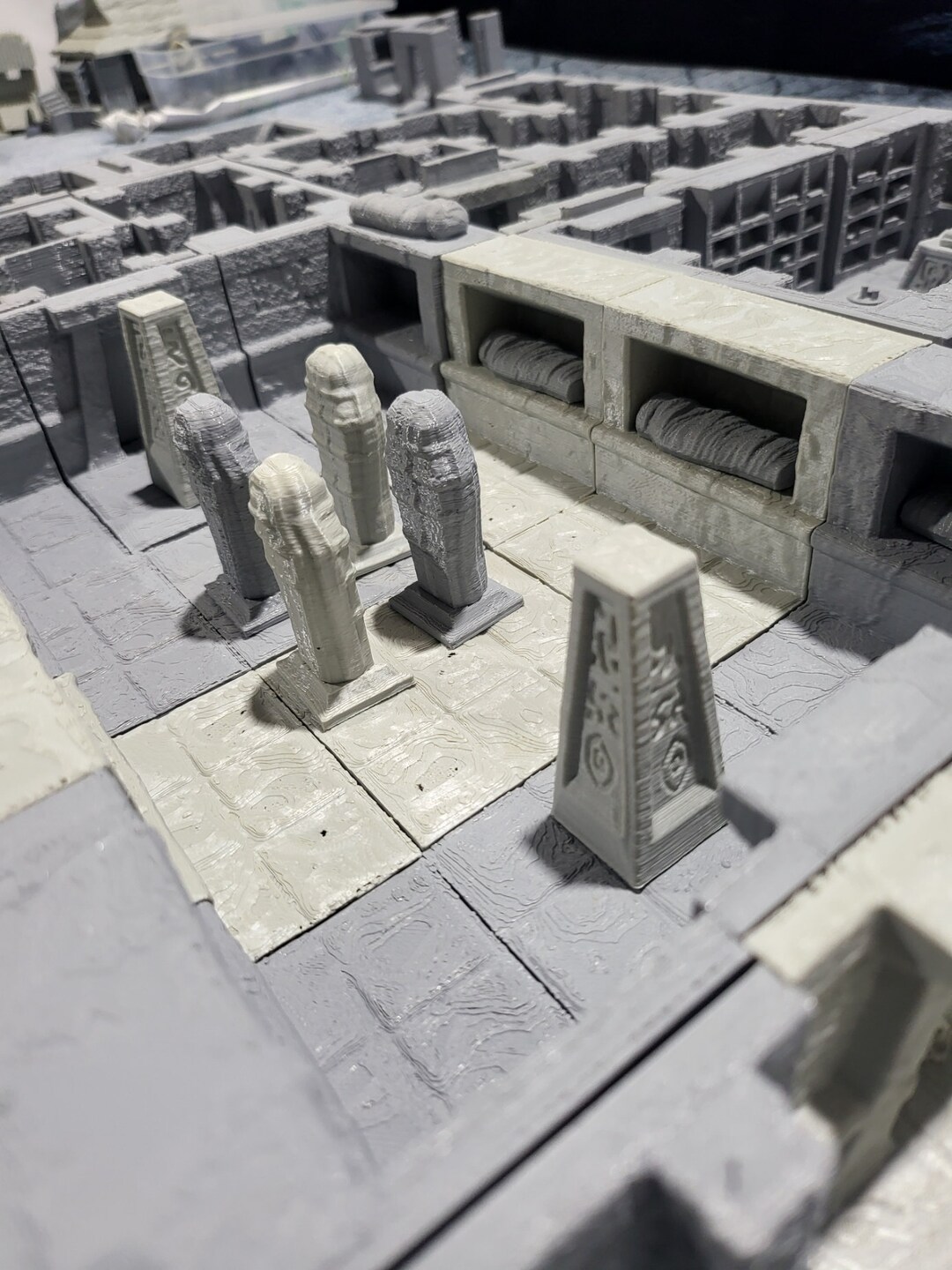 Modular Desert Tomb for Dnd, Pathfinder, and Wargaming - Etsy