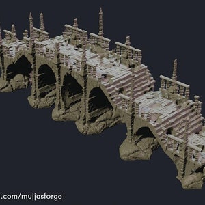 Ruined Span Bridge, Modular Ruined Bridge, Bridge Ruin - Etsy