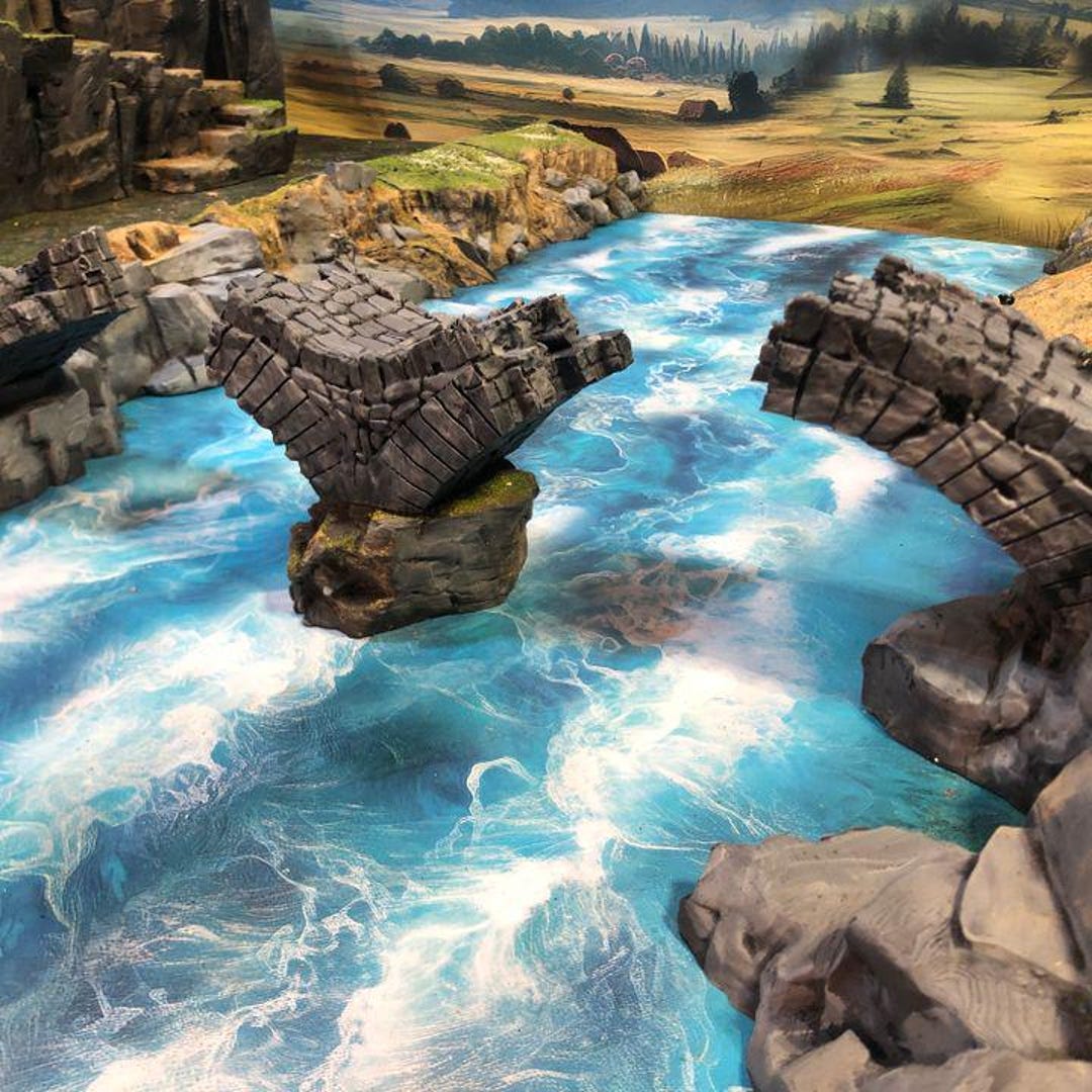Ancient Ruins Bridge: Medieval Period Stone Bridge for Tabletop Rpgs ...