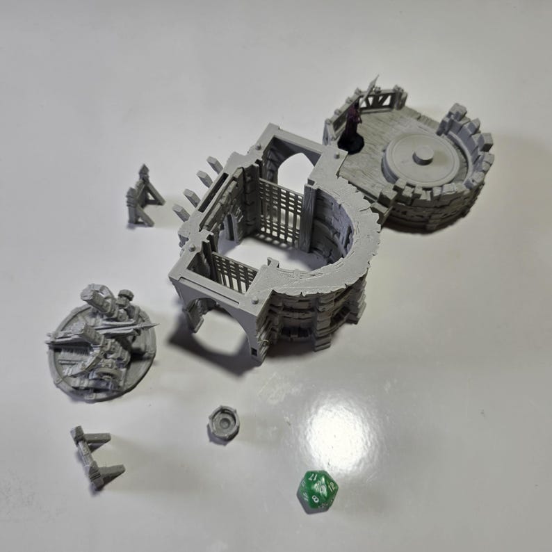 Defensive Ballista Tower: Medieval Siege Terrain, Tabletop Gaming - Etsy